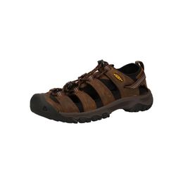 Keen Sandale »Sandalen Leder/Textil« Bison Brown 44,5 44,5 Verschluss: Schnürung