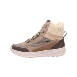 Legero Schnürstiefelette »Stiefelette Leder/Textil« Beige 38 38 Verschluss: Schnürung