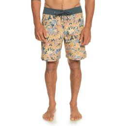 Quiksilver Boardshorts »Surfsilk Scallop 18"« Dark Slate 32M 32M Material: 4-Way-Stretch-Mischgewebe aus...