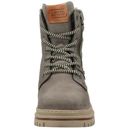 Camel Active Schnürstiefelette »Stiefelette Leder« Dunkelgrau 39 39 Absatzhöhe: 33 cm