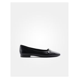 Paul Green Ballerina »Ballerinas Glattleder« Schwarz 38,5 38,5 Verschluss: Schlupfschuh