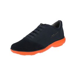 Geox Sneaker &raquo;Sneaker Leder/Mesh&laquo; Navy/Orange 46 46 Verschluss: Schlupfschuh