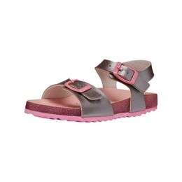 Geox Riemchensandalette &raquo;Sandalen Lederimitat&laquo; Silber/Rosa 39 39 Verschluss: Klettverschluss
