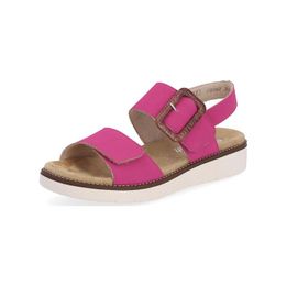 Remonte Riemchensandale »Sandalen Leder« Fuchsia 45 45 Verschluss: Klettverschluss