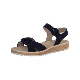 Paul Green Riemchensandale »Sandalen Veloursleder« Blau 40,5 40,5 Verschluss: Schließe