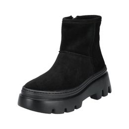 Paul Green Stiefelette »Stiefelette Veloursleder« Schwarz 43 43 Verschluss: Reißverschluss