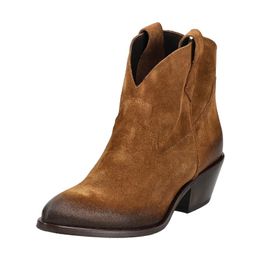 Lazamani Stiefelette &raquo;Stiefelette Leder&laquo; Cognac 42 42 Verschluss: Schlupfschuh