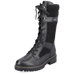 Remonte Schnürstiefel »Stiefel Glattleder« Schwarz 44 44 Verschluss: Schnürung
