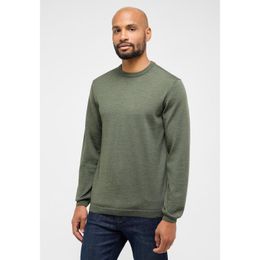 Eterna Strickpullover &raquo;REGULAR FIT&laquo; olive M M Rundhals