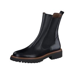 Paul Green Stiefelette »Stiefelette Leder/Textil« Schwarz 42 42 Verschluss: Schlupfschuh