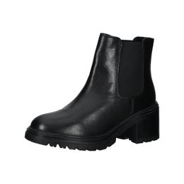 Geox Stiefelette »Stiefelette Leder/Textil« Schwarz 41 41 Verschluss: Schlupfschuh
