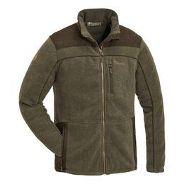 Pinewood Fleecejacke Prestwick Oliv / Braun (Gr&ouml;&szlig;e: S)
