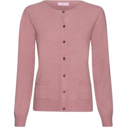 Brigitte von Sch&ouml;nfels Brigitte von Sch&ouml;nfels Kaschmir Rundhals-Cardigan Ros&eacute; (Gr&ouml;&szlig;e: 36)