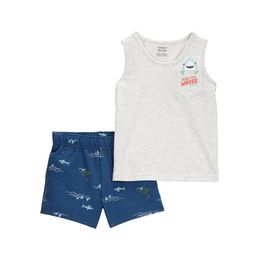 Carter's carter's 2tlg. Outfit in Grau/ Blau - 67% | Gr&ouml;&szlig;e 92 | Kinder-oberteile