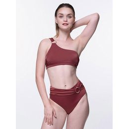 Dorina Bikini-Hose "Azores" in Bordeaux - 78% | Gr&ouml;&szlig;e L | Damen-bademode