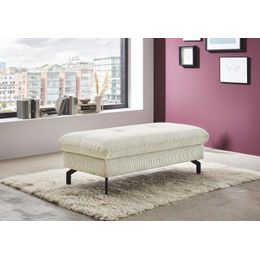 Hocker DIE PLANBAR "MP-IN20110", beige (natur), B:132cm H:45cm T:68cm, 100% Polyester, Hocker, Polsterhocker
