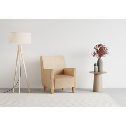 Sit & More Sessel SIT & MORE "Bosse", braun (macchiato), B:74cm H:93cm T:81cm, Sessel, Sessel, mit Federkern