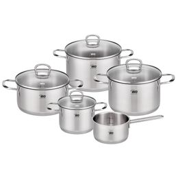 Topf-Set ELO "Jaspis", silber (silberfarben), Töpfe, Induktion
