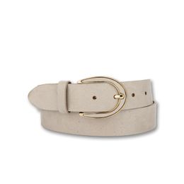 Bernd G&ouml;tz Lederg&uuml;rtel BERND G&Ouml;TZ, Damen, Gr. 110, beige (sand), Rindsleder, unifarben, G&uuml;rtel Lederg&uuml;rtel, mit Dornschlie&szlig;e