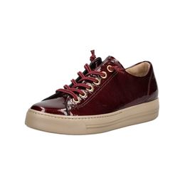 Paul Green Damen Sneaker "Paul Green Sneaker Leder", Gr. 37,5rot lack, Leder, Schuhe