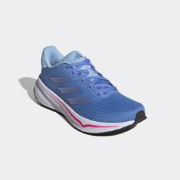 Damen Laufschuh "RESPONSE", adidas Performance, Gr. 40,5blau fusion, blau spark metallic, shock pink, Synthetik, Textil, Schuhe
