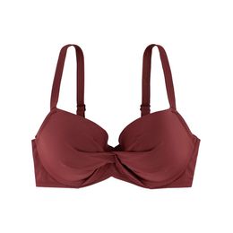 Dorina Bikini-Oberteil "Azores" in Bordeaux - 58% | Gr&ouml;&szlig;e 80E | Damen-bademode