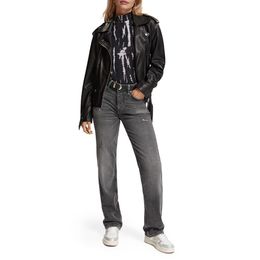 Scotch & Soda Scotch & Soda Jeans - Regular fit - in Anthrazit - 67% | Gr&ouml;&szlig;e W30/L32 | Damenjeans
