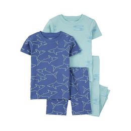 Carter's carter's 2er-Set: Pyjamas in Blau/ T&uuml;rkis - 22% | Gr&ouml;&szlig;e 104 | Kinder-waesche