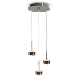Top Light Puk Drop Trio LED Chrom matt/Linse klar