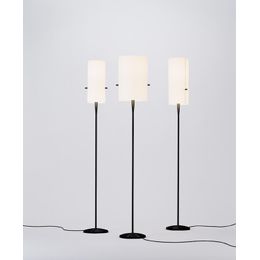 Serien Lighting Club Floor L LED Schwarz/Schirm Chintz Wei&szlig;