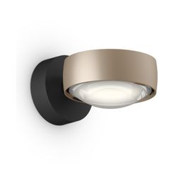 Occhio Sento E LED Verticale Up Schwarz matt/Gold matt
