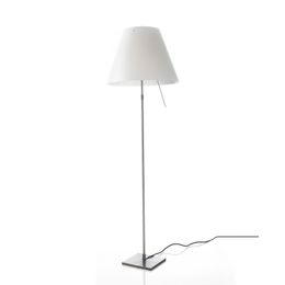 Luceplan Costanza Floor Alu Schalter Schirm Kanariengelb