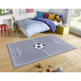 Teppich Hanse Home, B:200cm H:8mm L:290cm, grau, Polypropylen (PP), Wohnzimmer, Teppiche, "Estadio", Kinderteppich, Spielteppich, Spielunterlage,
