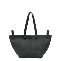 Damen Shopper "Shopper ELVIRA DENIM", Liebeskind Berlin, schwarz, Baumwolle, Taschen, Henkeltasche, Schultertasche, Handtasche Damen