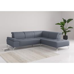 Ecksofa Places of Style, B:274cm H:81cm T:235cm, bunt, Wohnzimmer, Sofas, "Caluna", Inkl.Sitztiefenverstellung, wahlweise mit Kopf- und