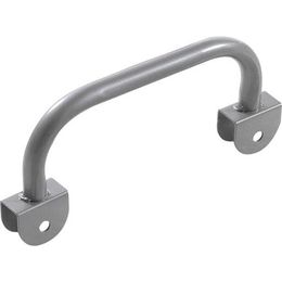 Bügelgriff Vipack, B:2,4cm H:8,5cm L:24cm, grau, Metall, Griffe, "Pino, Metall-Haltegriffe zur nachträglichen Montage am Bett", kann bei Betten der