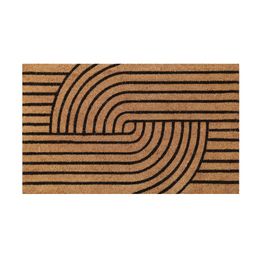 Fu&szlig;matte Wecon Home, B:40cm H:18mm L:60cm, beige, Kokos, Flur, Teppiche, "Modern Mania", rutschfest, robust, innen, Au&szlig;enbereiche &uuml;berdacht, schwer