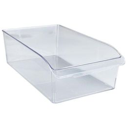 Wenko Organizer "L", B:37cm H:11cm T:21cm, transparent, B&uuml;ro, Aufbewahrungsboxen, f&uuml;r Vorr&auml;te, passend f&uuml;r K&uuml;chenschrank und -regal, PET, transparent