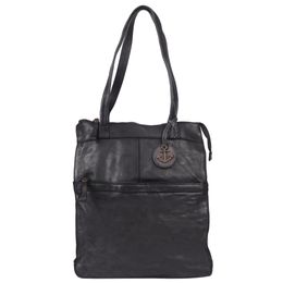 Harbour 2nd Damen Shopper "Franny", grau, Rindsleder, Taschen, Henkeltasche, Rucksack, Schultertasche