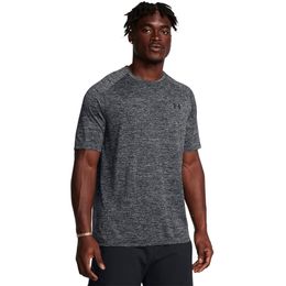 Under Armour Herren Trainingsshirt "UA TECH 2.0 SS TEE", schwarz, Gr. M, Jersey, Obermaterial: 100% Polyester, Shirts