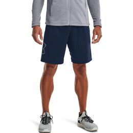 Under Armour Herren Shorts "UA Tech Shorts mit Grafik", blau, Gr. L, Obermaterial: 100% Polyester, Hosen