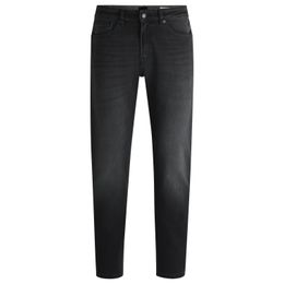 BOSS Orange Herren Regular-fit-Jeans "RE.MAINE BO", schwarz, Gr. 32, unifarben, Denim/Jeans, Obermaterial: 82% Baumwolle, 16% Polyester, 2% Elasthan,