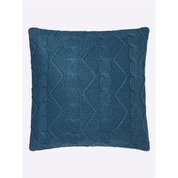 Tagesdecke, B:50cm L:50cm, blau, 100% Polyacryl, Tagesdecken