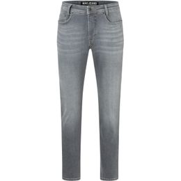 MAC Herren Regular-fit-Jeans "Arne Pipe", grau, Gr. 35, unifarben, Denim/Jeans, Obermaterial: 89% Baumwolle, 9% Polyester, 2% Elasthan, Jeans, im