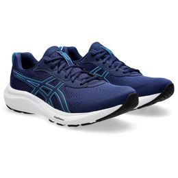 asics Herren Laufschuh "GEL-CONTEND 9", Gr. 44, blau, Synthetik, Textil, Schuhe, mehr Dämpfung