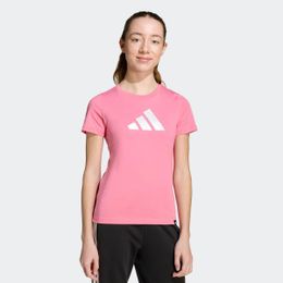 M&auml;dchen T-Shirt "JG GLAM T", pink, Gr. 164, adidas Sportswear, Obermaterial: 100% Baumwolle, Shirts