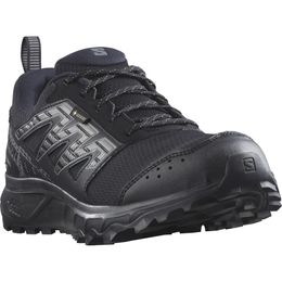 Salomon Herren Wanderschuh "WANDER GORE-TEX", Gr. 41, schwarz, Synthetik, Textil, Schuhe, wasserdicht, Trailrunningschuhe
