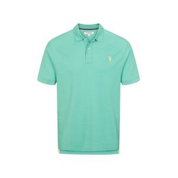 U.S. Polo Assn. Poloshirt 'Alfred' Herren Gr&ouml;&szlig;e XL aqua / gelb