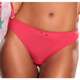 Petite Fleur Damen String, rot+marine+wei&szlig;, Gr&ouml;&szlig;e 32/34
