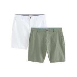 next Shorts Herren Gr&ouml;&szlig;e 42 khaki / wei&szlig;
